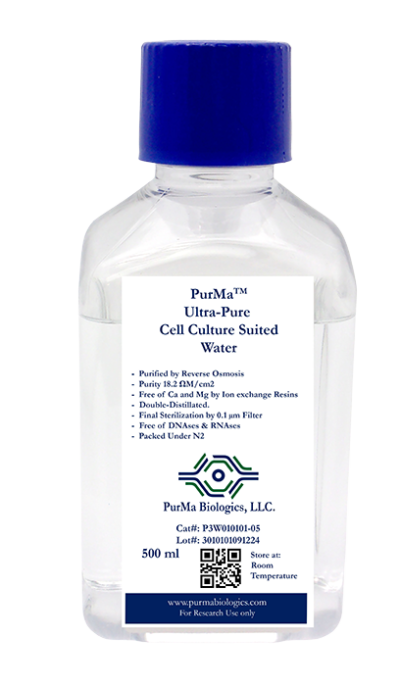 Ultra-Pure Cell Culture Suited Water | PurMa Biologics LLC.